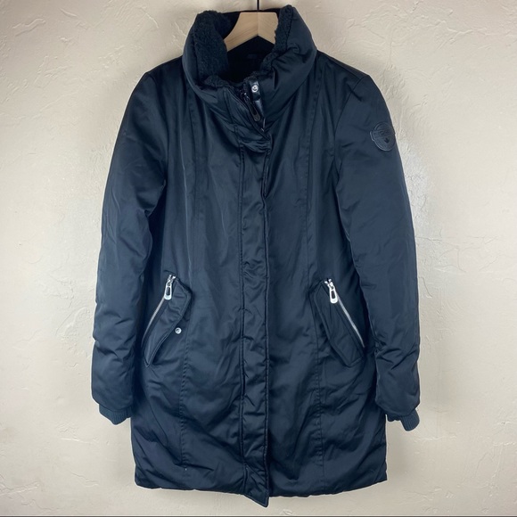 Noize | Jackets & Coats | Noize Black Winter Coat Parka Small Petite ...